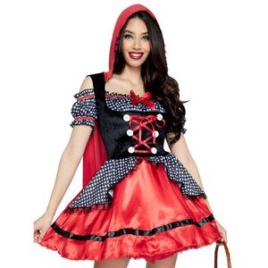 WONDERLAND | Dresses | Womens Wonderland Darling Miss Red Riding Hood ...